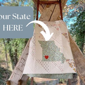 State Quilt Pattern: Beginner Friendly Fat Quarter Project (PDF ...