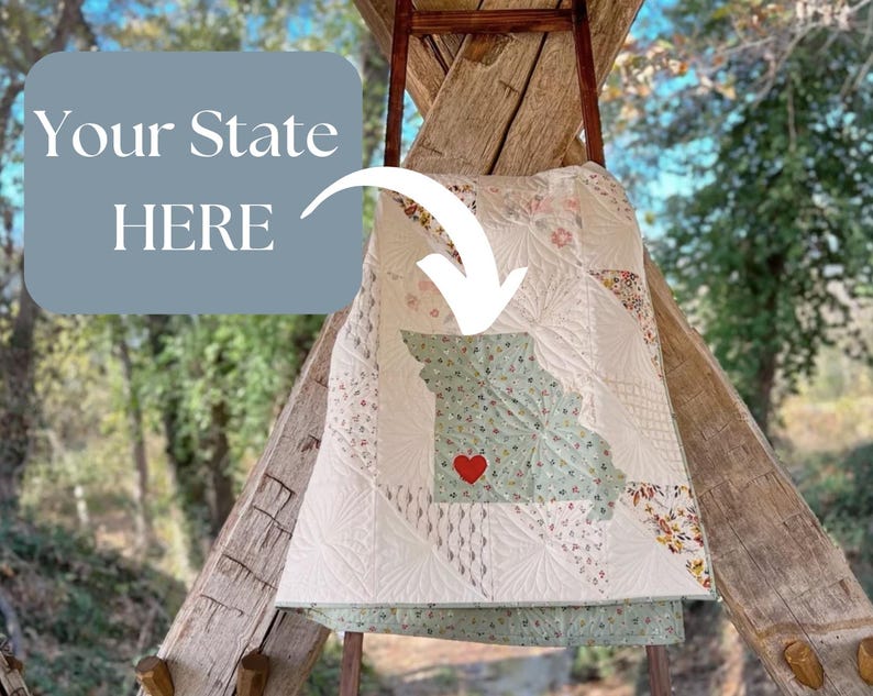 State Quilt Pattern: Beginner Friendly Fat Quarter Project (PDF ...