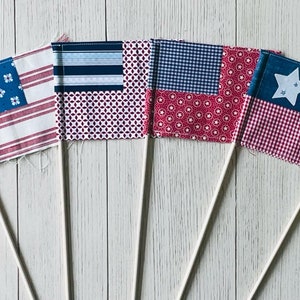 Summer Patriotic Flags DIY Sewing Pattern - Beginner Project, Instant ...
