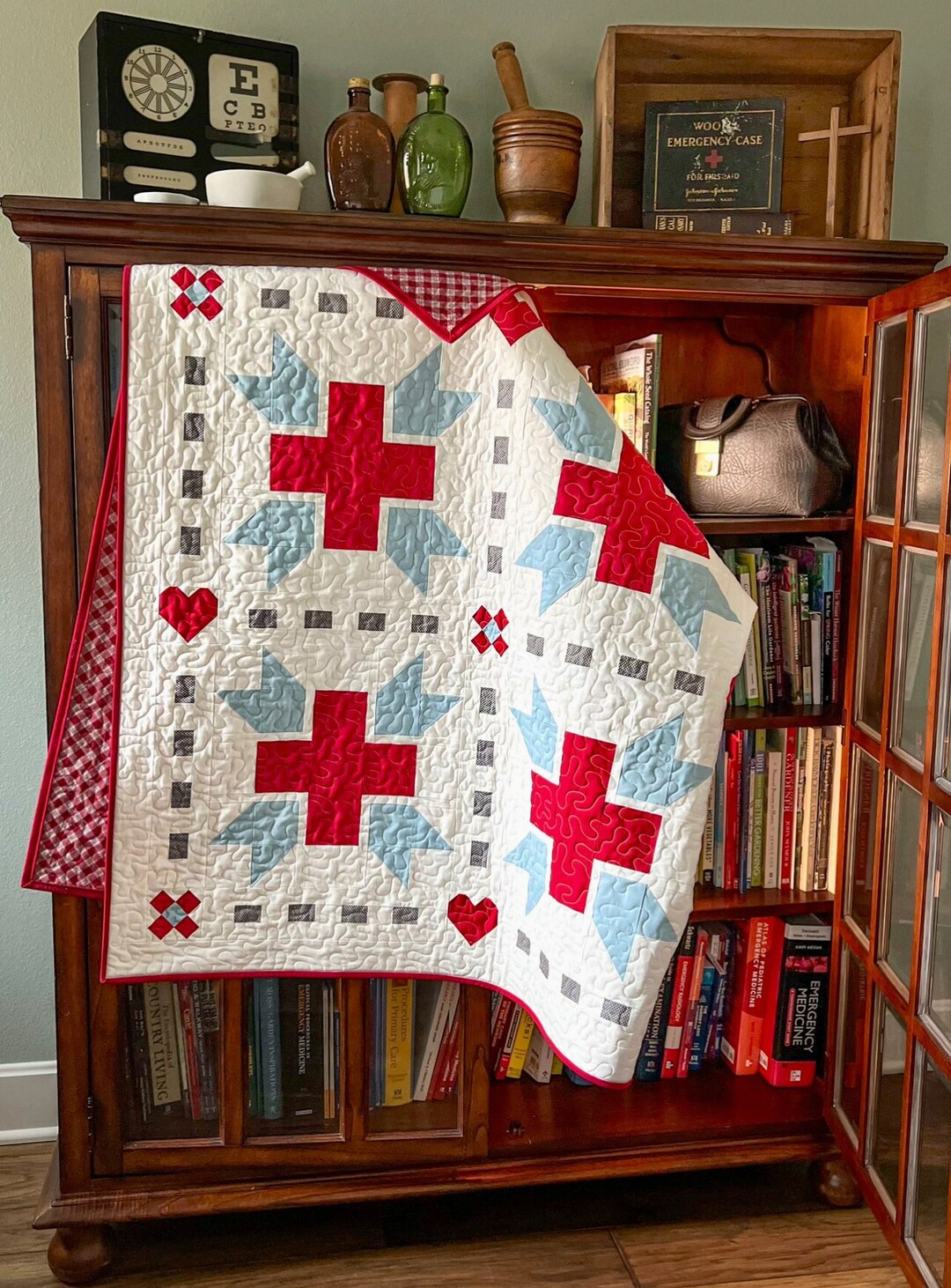 Angels Wear Scrubs Quilt Pattern - Paper Pattern, Mailed to You - Etsy