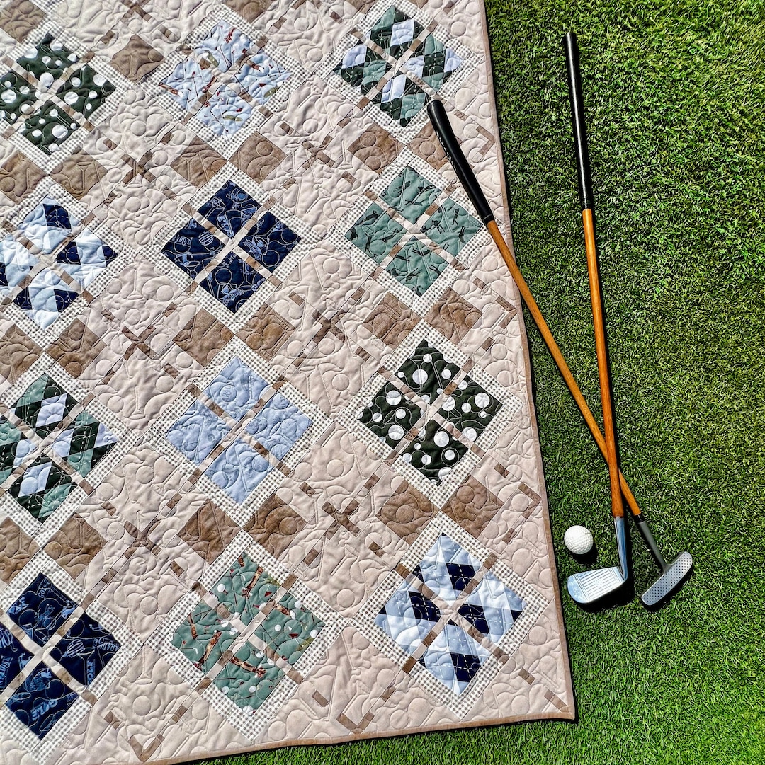 Argyle Golf Quilt Pattern: Match Play Design (PDF Download) - Etsy