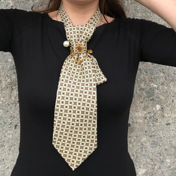 Necktie Necklace - Etsy