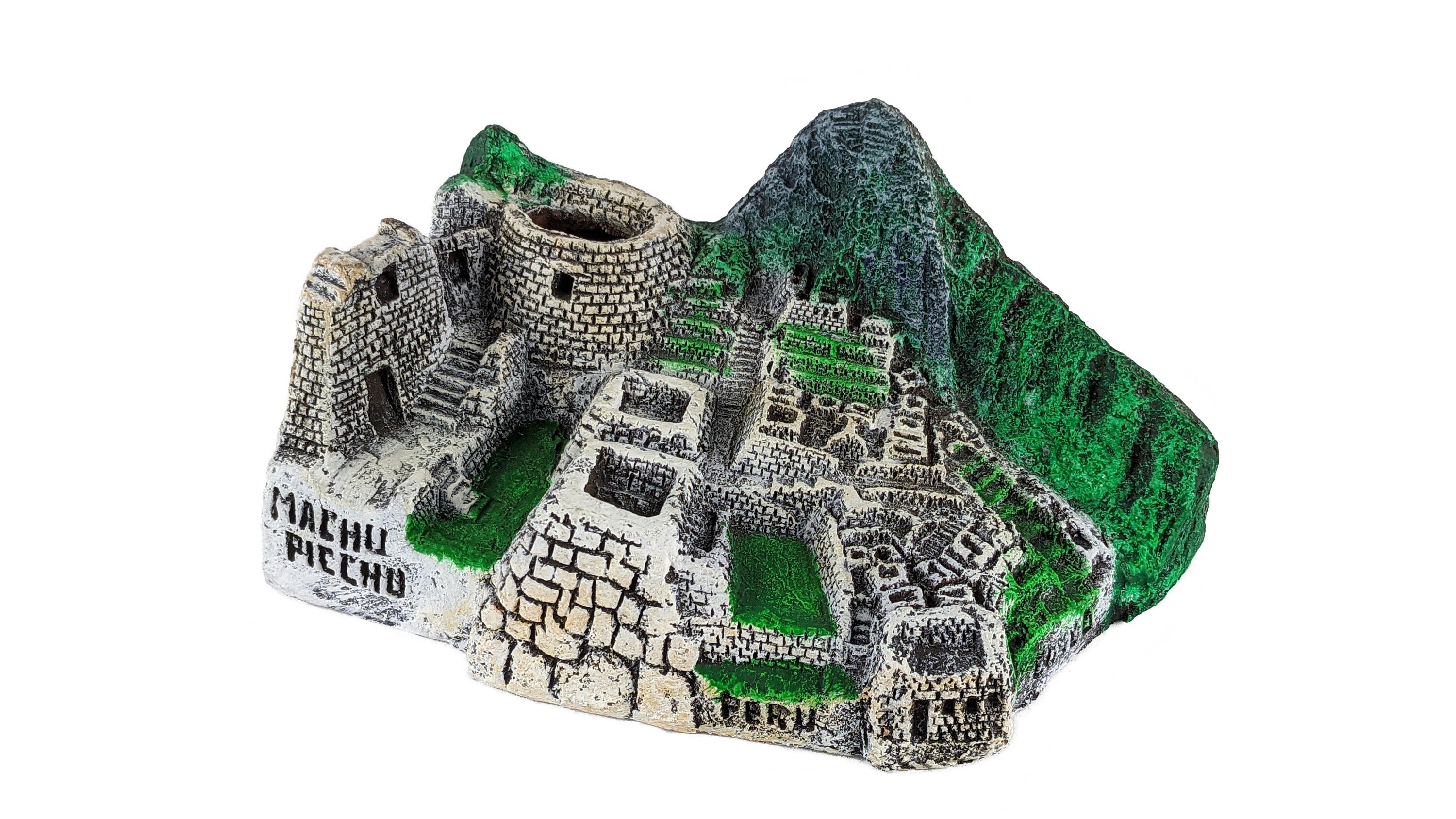 Decorative Machu Picchu Ceramic Ornament, Handmade Sculpture, Made in ...