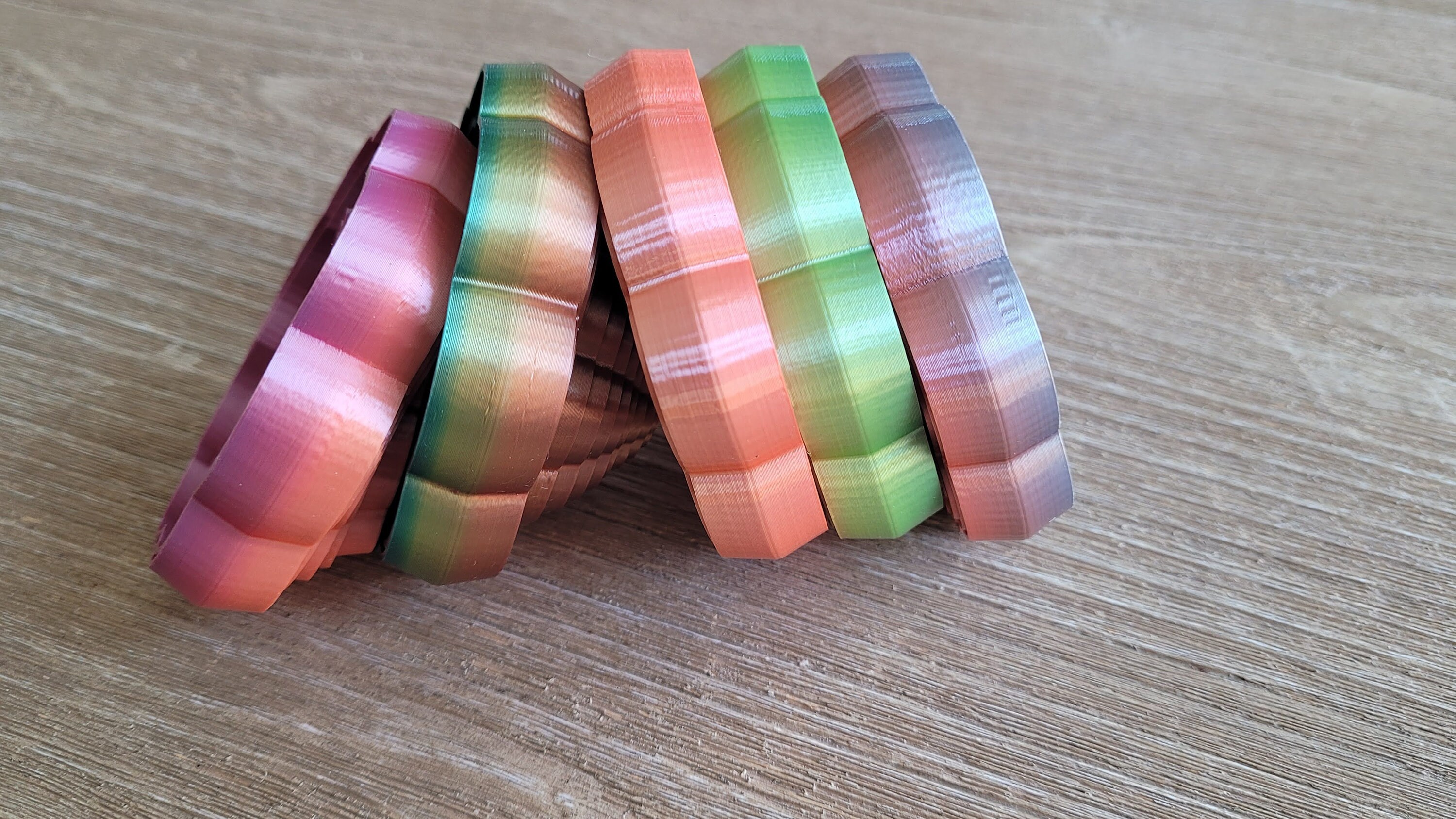 Flower Rotating Fidget - 3D Printed - 2 Sided, Random Colors - Etsy