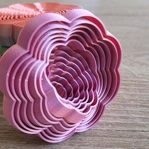 Flower Rotating Fidget - 3D Printed - 2 Sided, Random Colors - Etsy