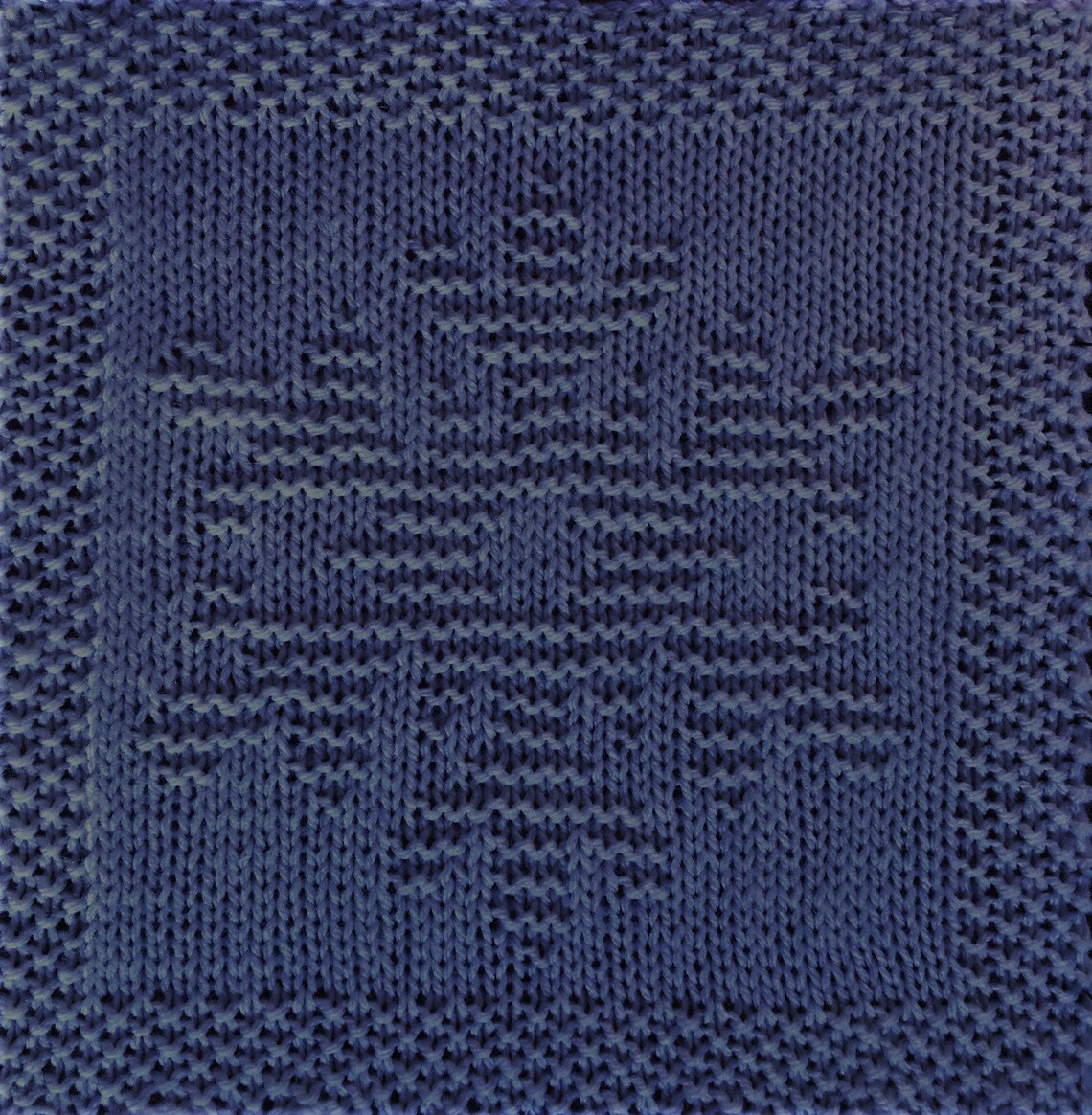 Knitting Pattern for Snowflake Washcloth or Afghan Square | Etsy