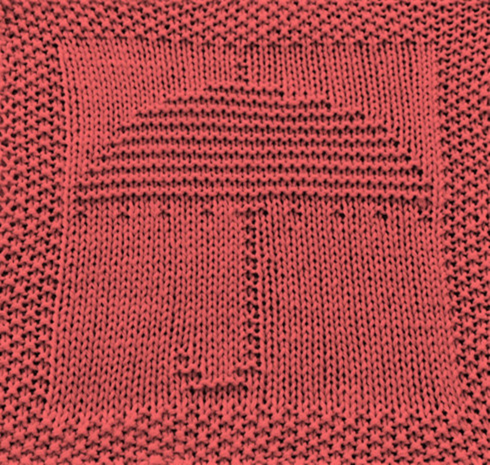 Knitting Pattern for Umbrella Washcloth or Afghan Square - Etsy