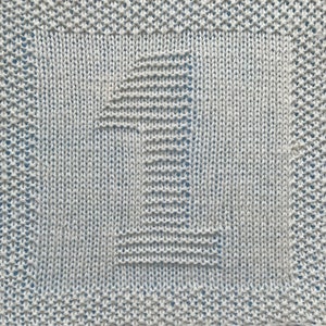 Knitting Pattern for Numbers 0-9 Washcloths or Afghan Squares - Etsy
