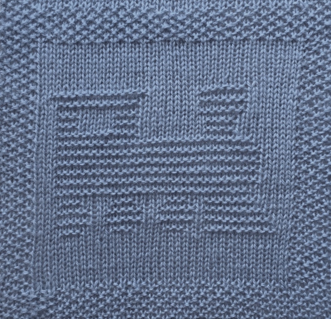 Knitting Pattern for Train Washcloths or Afghan Squares - Etsy