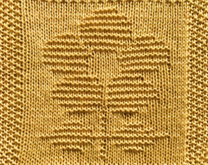 Knitting Pattern for Daisy Flower Washcloth or Afghan Square - Etsy