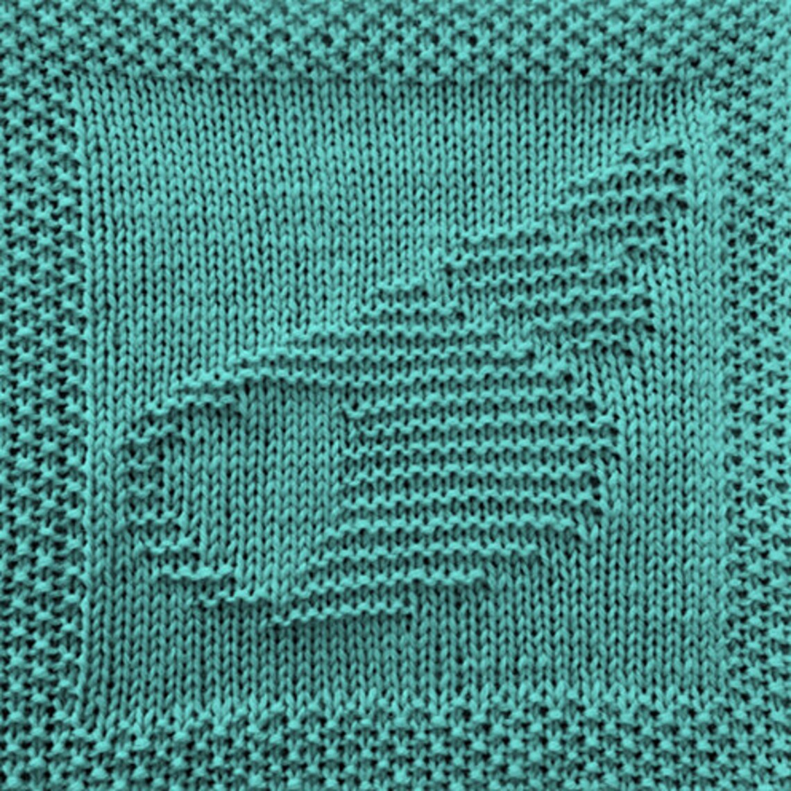 Knitting Pattern for Seashell Washcloth or Afghan Square - Etsy