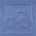 Knitting Pattern for Tractor Washcloth or Afghan Square - Etsy