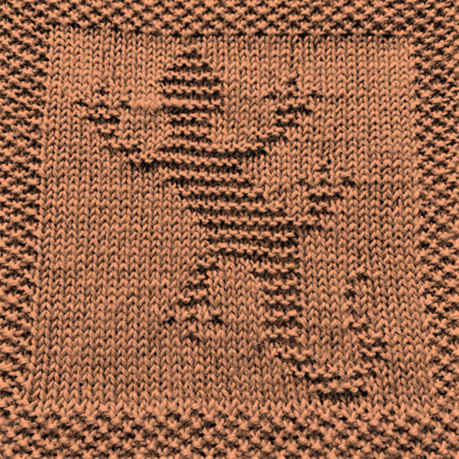 Knitting Pattern for Lizard Washcloth or Afghan Square - Etsy