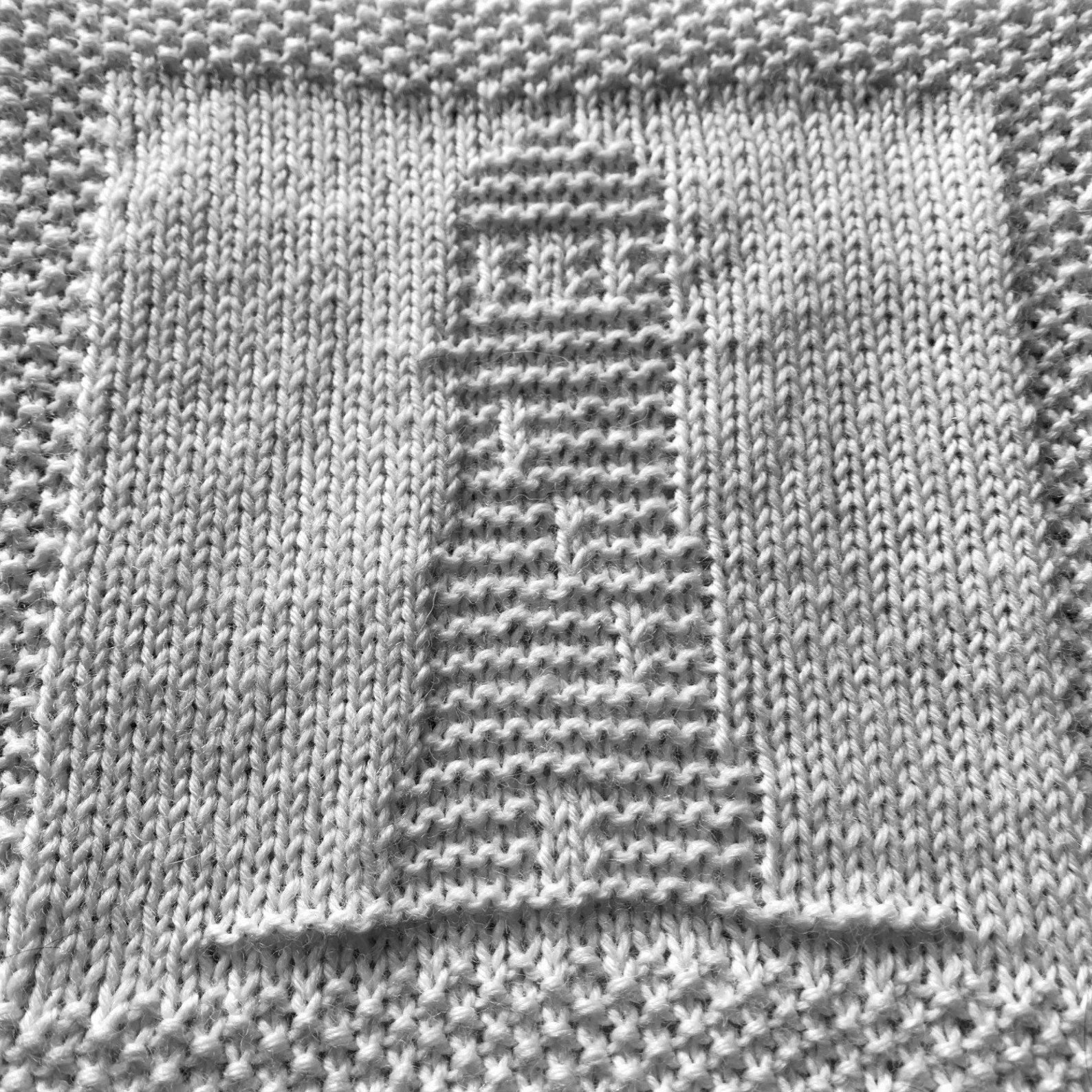Knitting Pattern for Lighthouse Washcloth or Afghan Square | Etsy