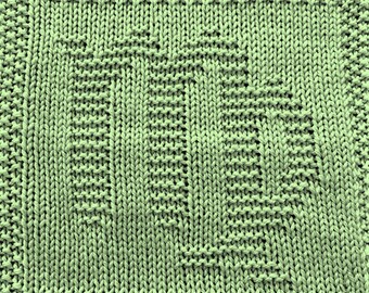 Knitting Pattern for Music Note Washcloth or Afghan Square - Etsy