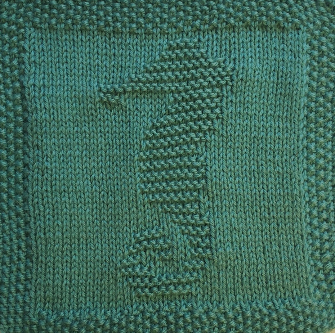 Knitting Pattern for Seahorse Washcloth or Blanket Square - Etsy
