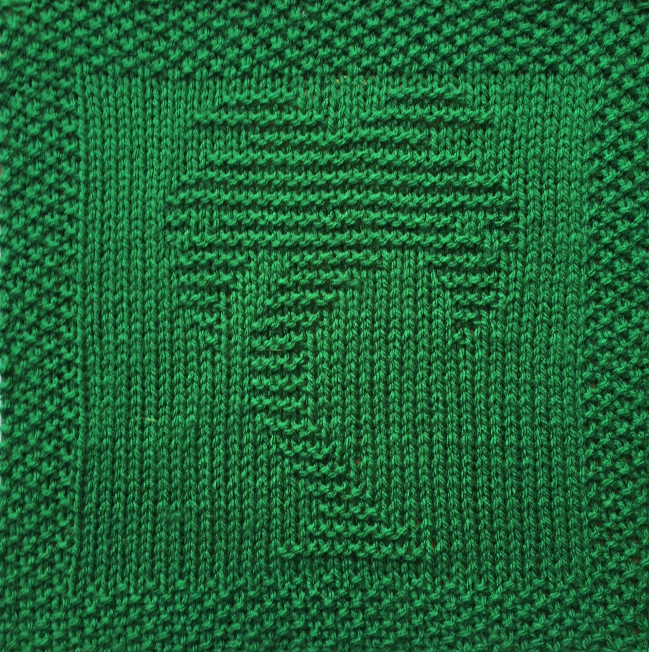 Knitting Pattern for Palm Tree Washcloth or Afghan Square | Etsy