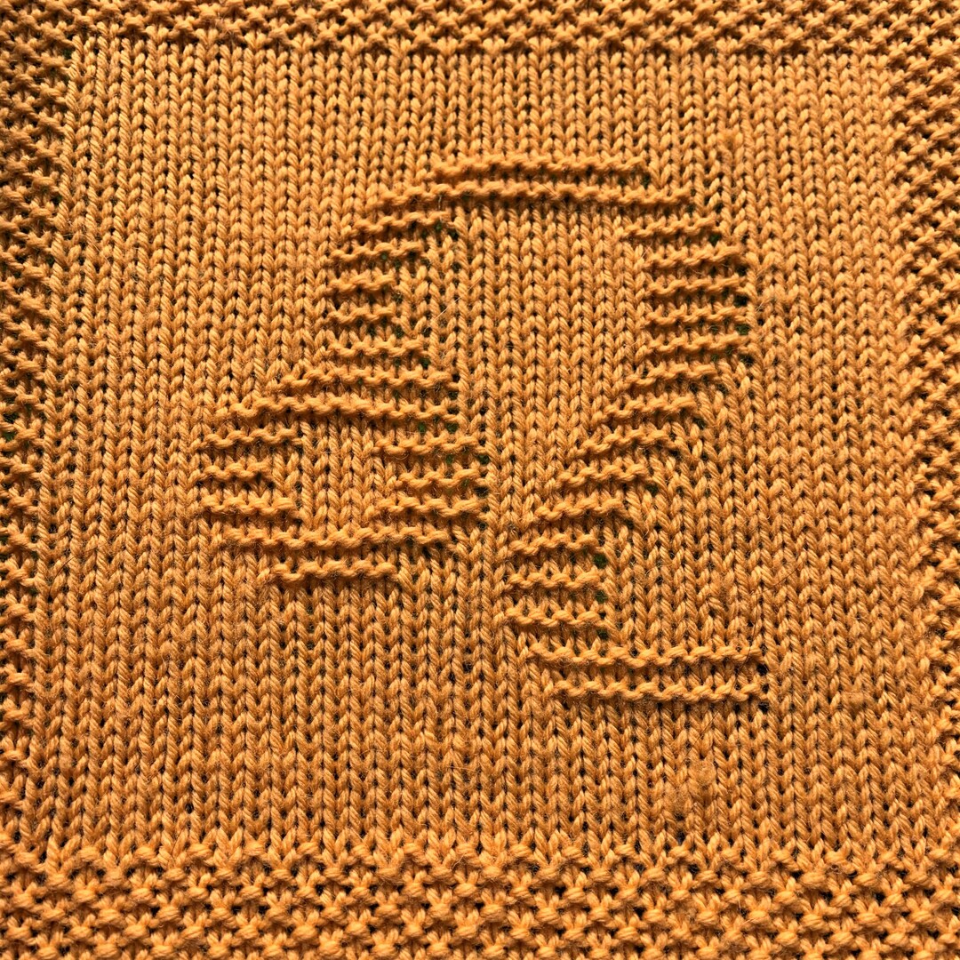 Knitting Pattern for Leo Washcloth or Afghan Square - Etsy