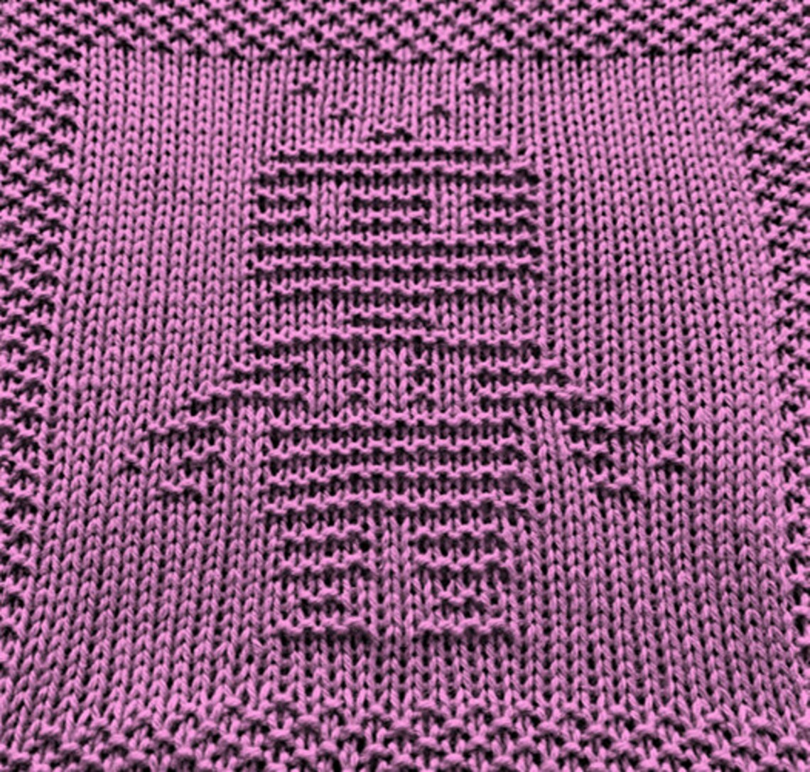 Knitting Pattern for Robot Washcloth or Afghan Square - Etsy