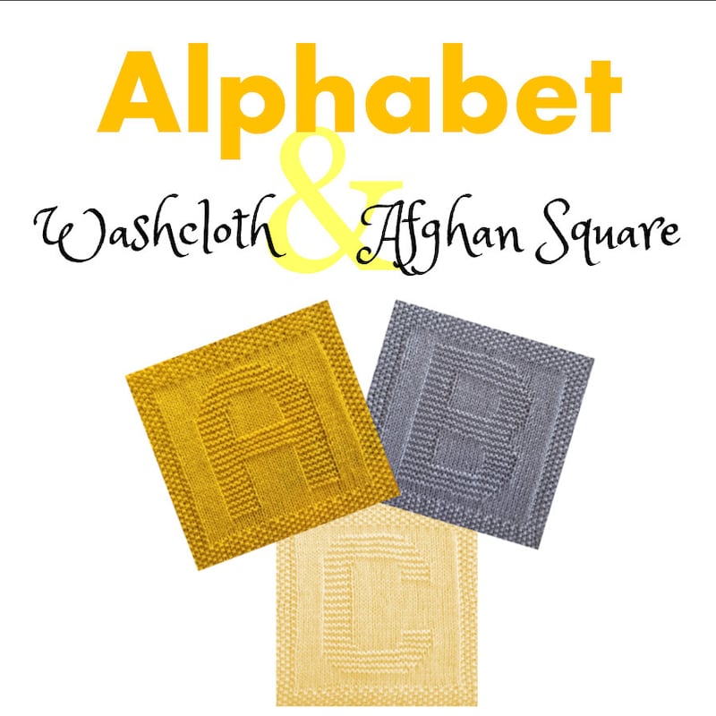 Alphabet Chart Blanket - Etsy