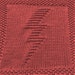Knitting Pattern for Lightning Bolt Washcloth or Afghan Square - Etsy