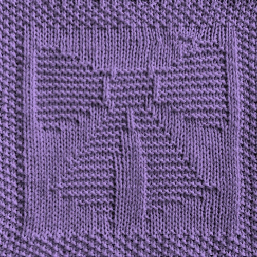 Knitting Pattern for Interlocking Hearts Washcloth or Afghan | Etsy