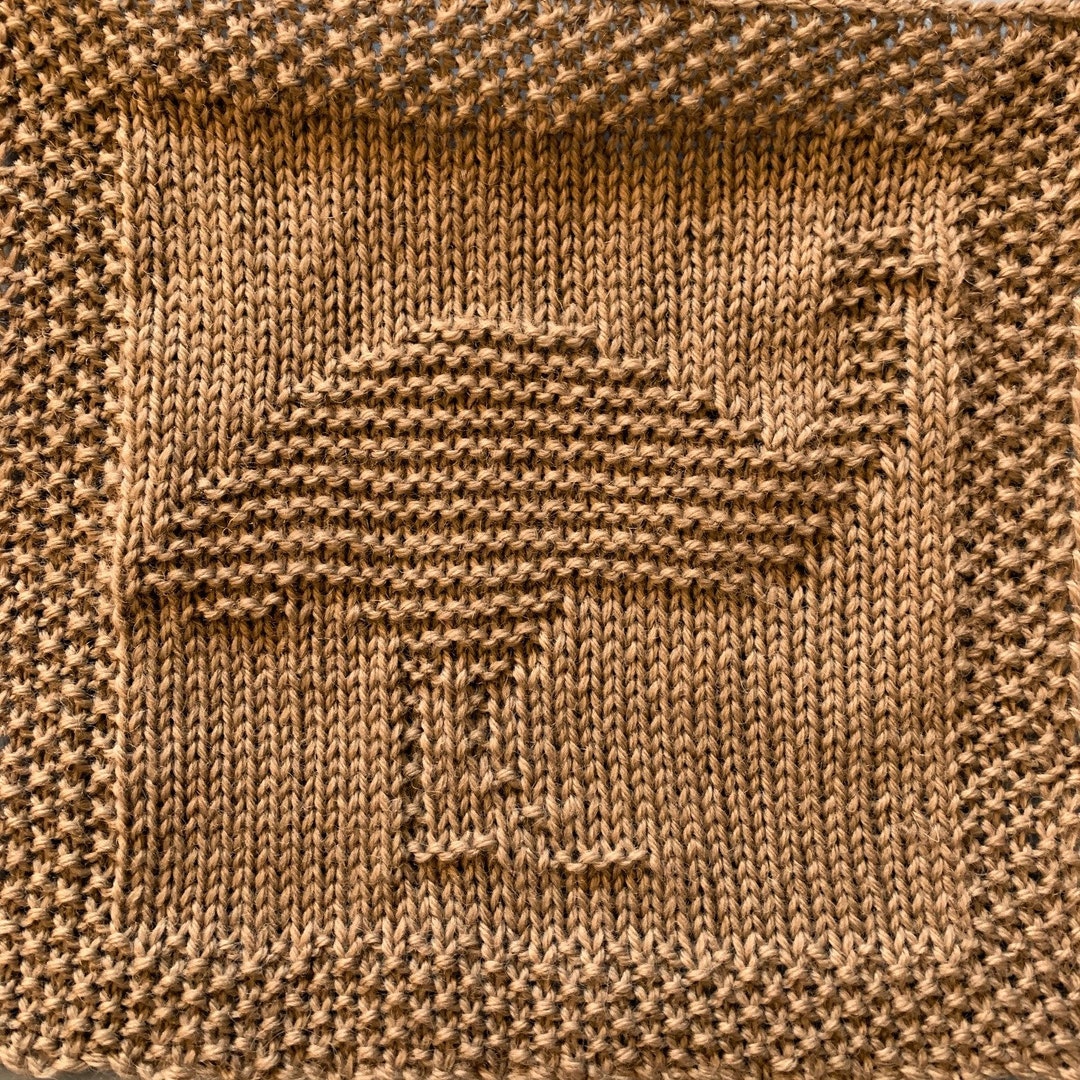 Knitting Pattern for Emu Washcloth or Afghan Square - Etsy