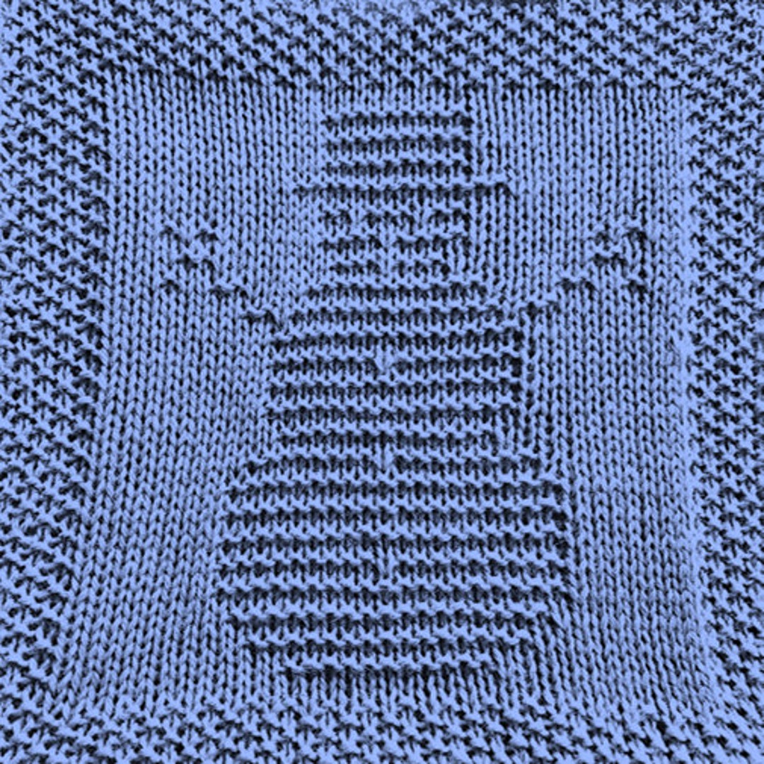 Knitting Pattern for Snowman Washcloth or Afghan Square - Etsy