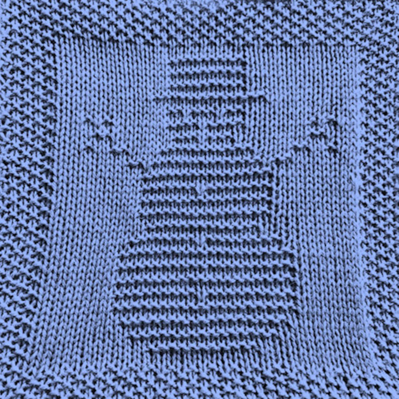 Knitting Pattern for Snowman Washcloth or Afghan Square - Etsy