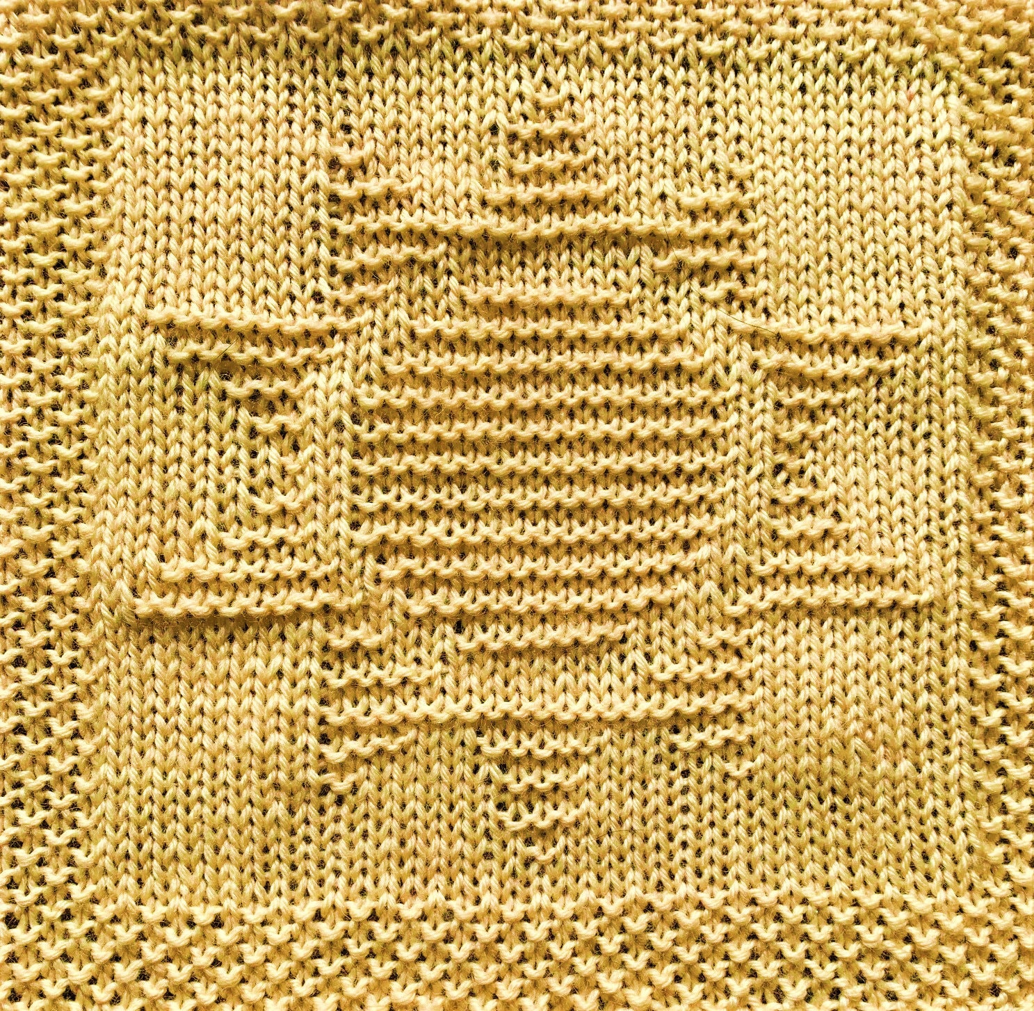 Knitting Pattern for Sun Washcloth or Afghan Square - Etsy