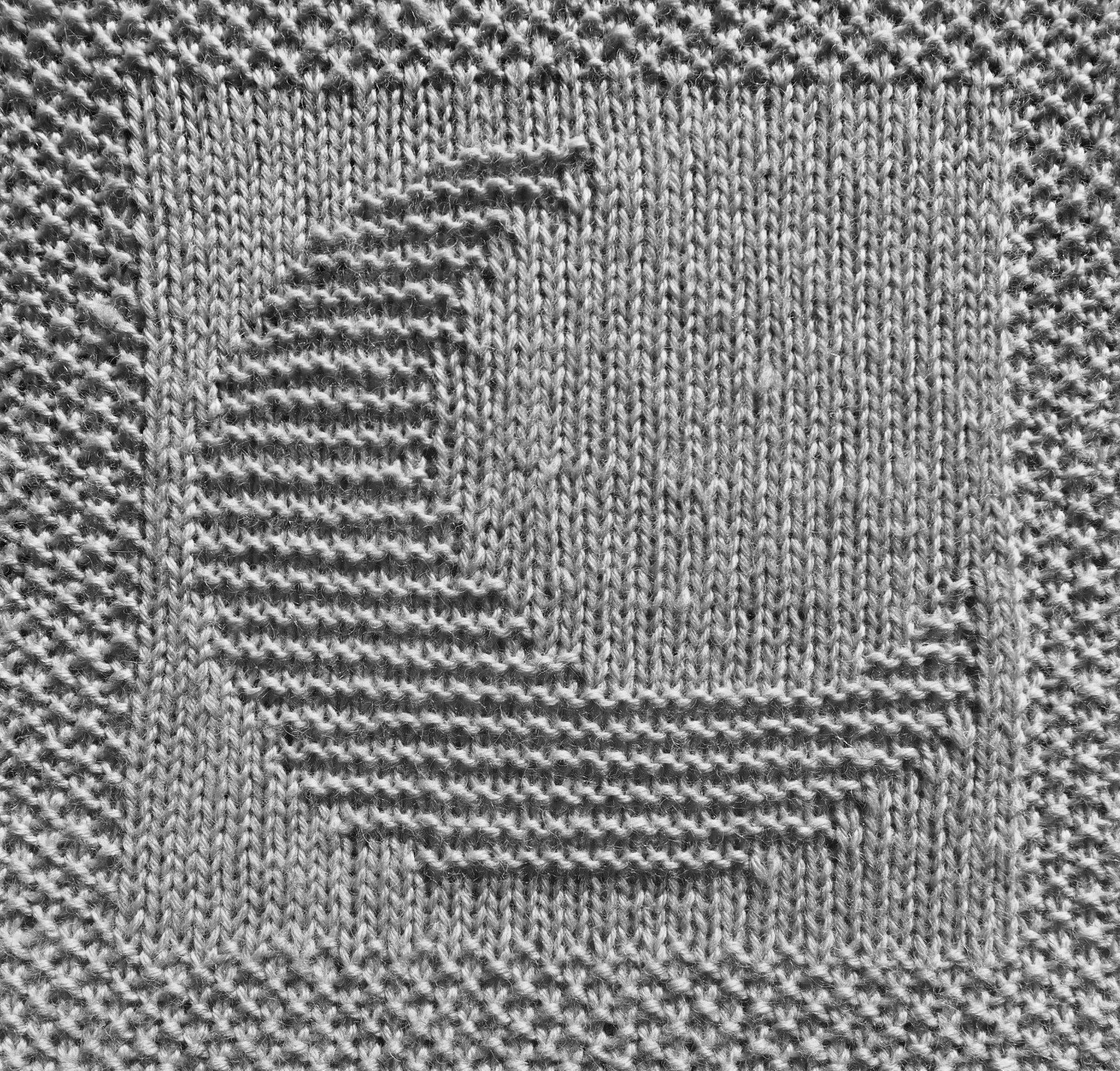 Knitting Pattern for Moon Washcloth or Afghan Square | Etsy