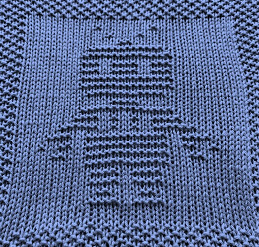 Knitting Pattern for Robot Washcloth or Afghan Square - Etsy