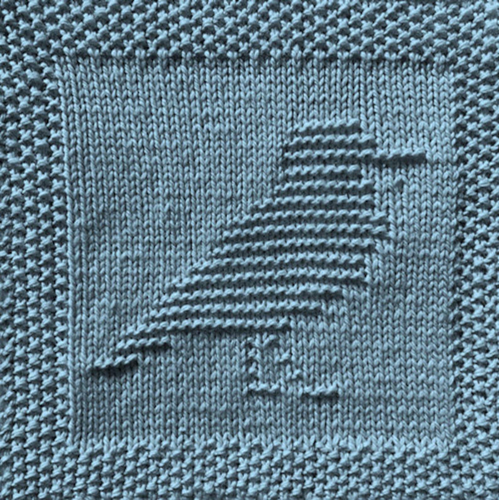 Knitting Pattern for Seagull Washcloth or Afghan Square - Etsy