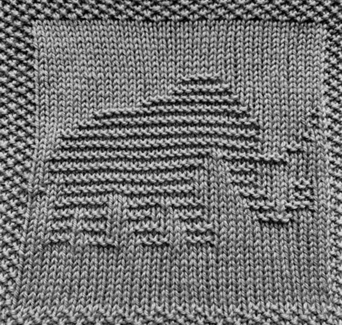 Knitting Pattern for Woolly Mammoth Washcloth or Afghan Square - Etsy