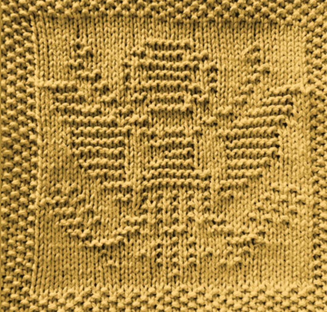 Knitting Pattern for US Army Washcloth or Afghan Square - Etsy