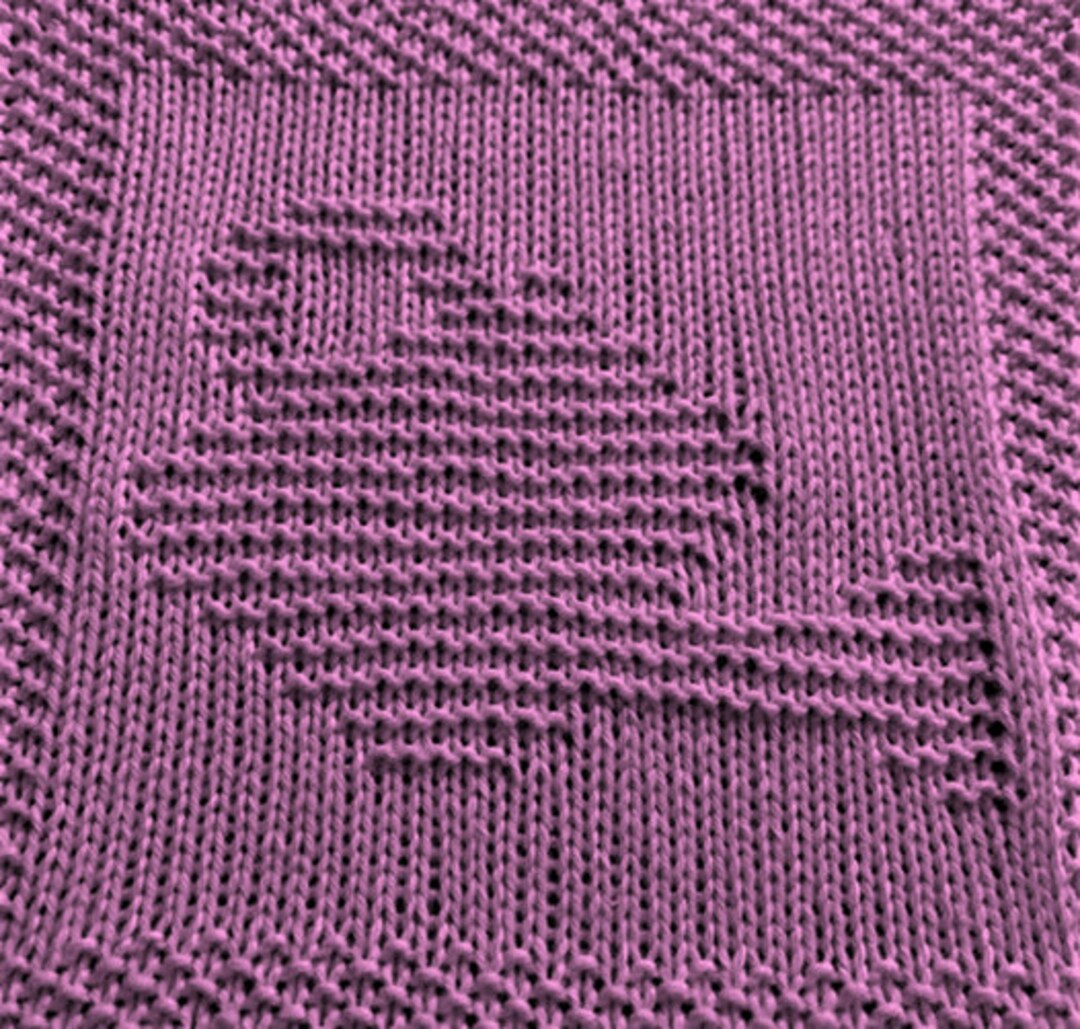 Knitting Pattern for Watering Can Washcloth or Afghan Square - Etsy