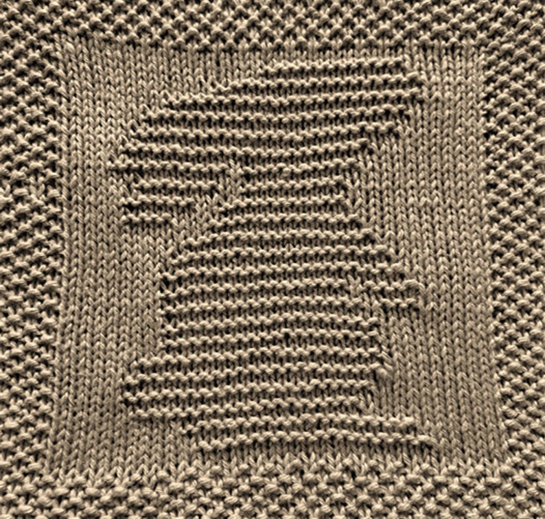 Knitting Pattern for Bunny Rabbit Washcloth or Afghan Square - Etsy