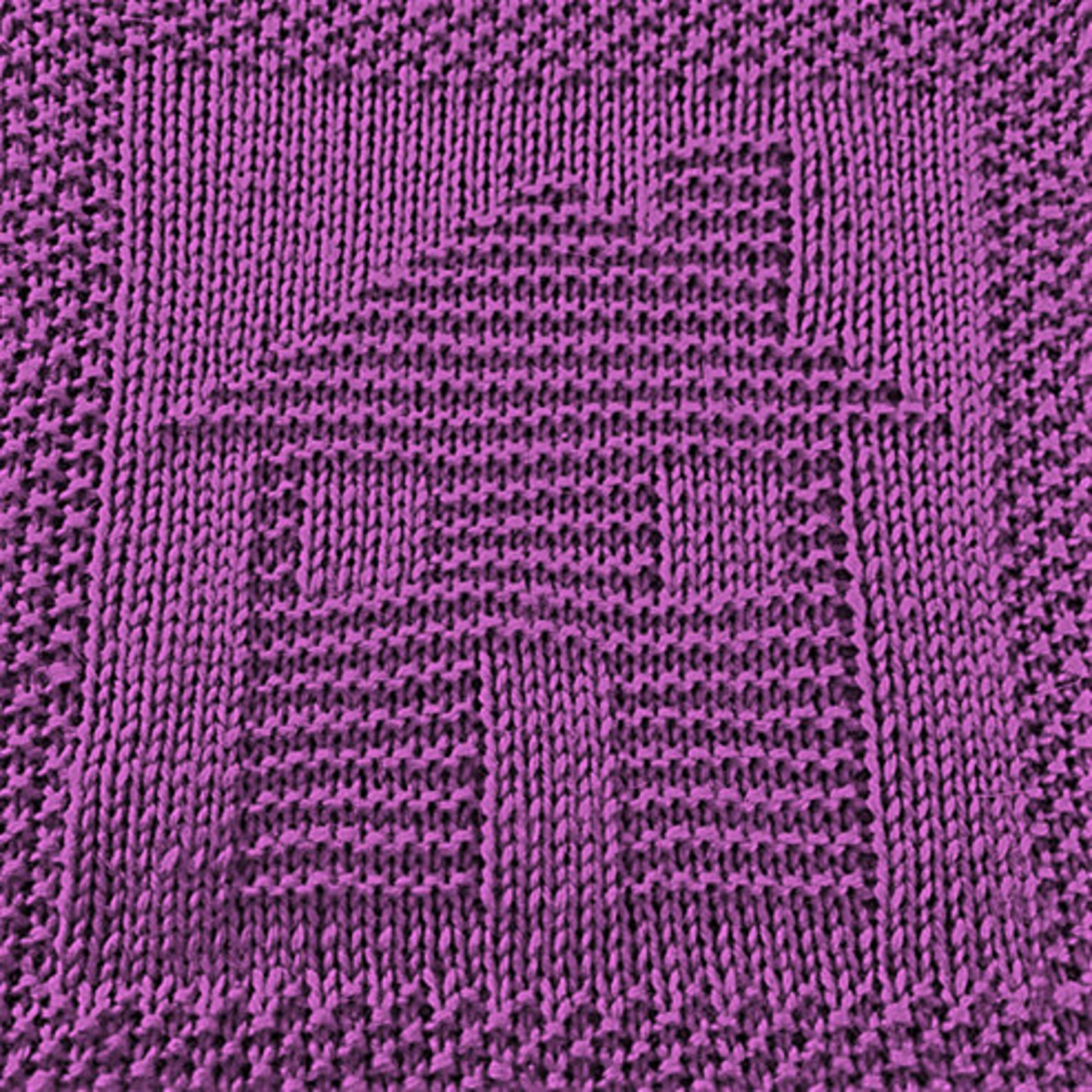 Knitting Pattern for House Washcloth or Afghan Square - Etsy