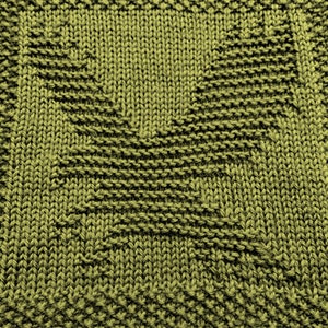 Knitting Pattern for Eagle Washcloth or Afghan Square - Etsy
