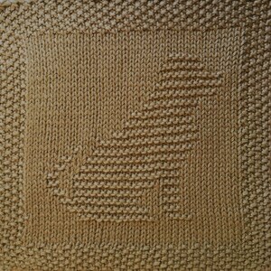 Knitting Pattern for Labrador Dog Washcloth or Blanket Square - Etsy