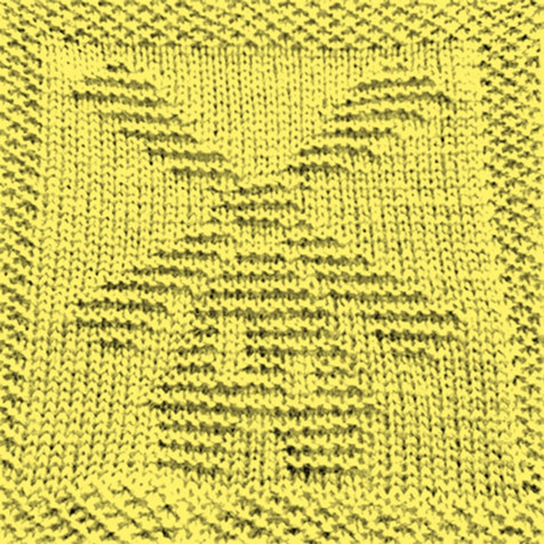 Knitting Pattern for Windmill Washcloth or Afghan Square - Etsy