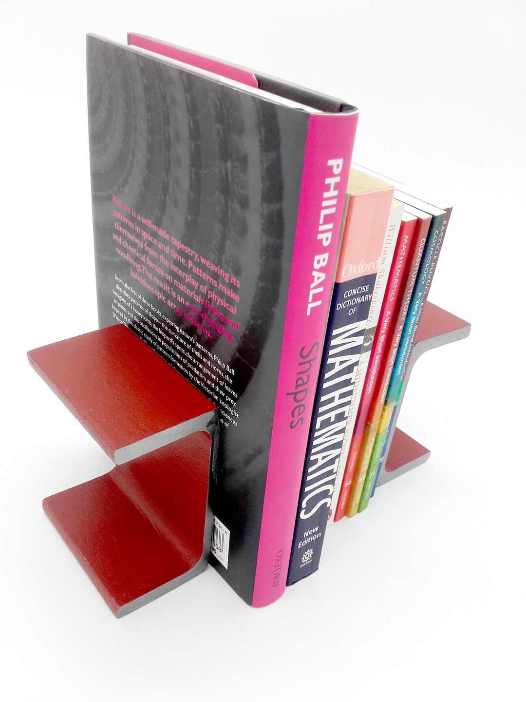 Metal Bookends, Industrial Bookends, Large Channel Steel Bookends ...