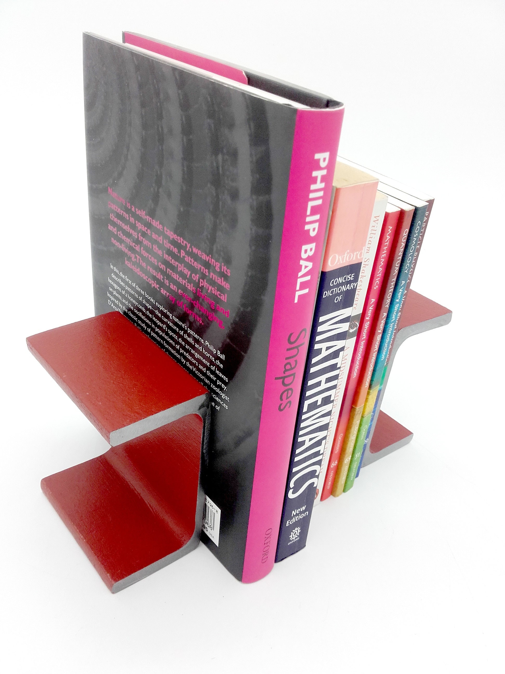 Metal Bookends Industrial Bookends Large Channel Steel - Etsy