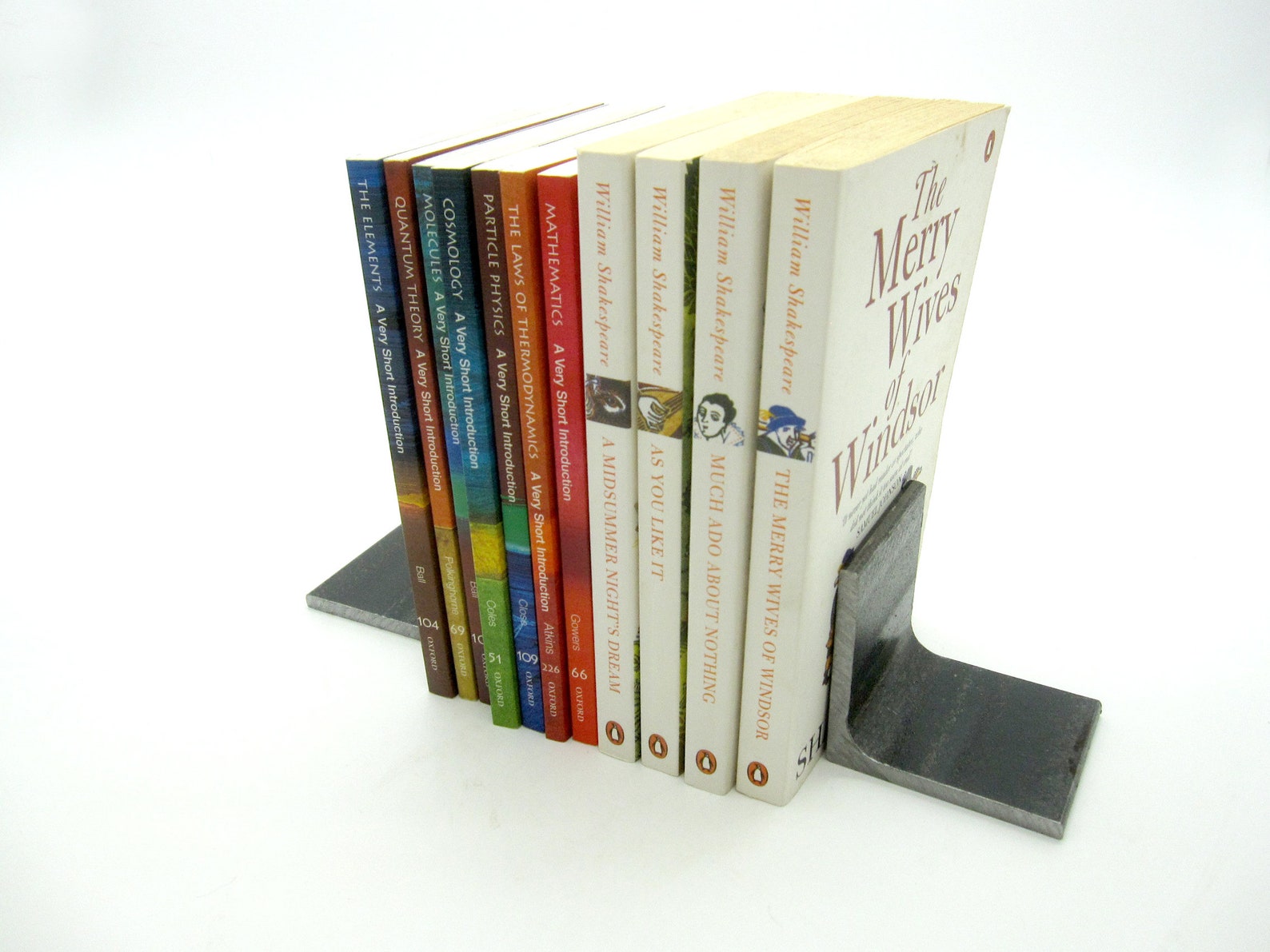 Metal Bookends Industrial Bookends Angle Steel Industrial | Etsy