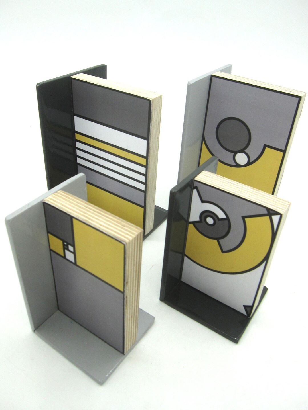 Golden Section Bookend, Metal Bookend, Graphic Design Bookend, Bookend ...
