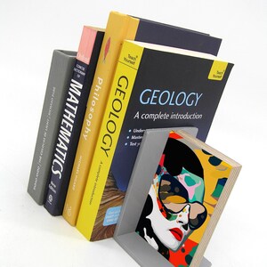 Art Face Bookend, Metal Bookend, Graphic Design Bookend, Bookend ...
