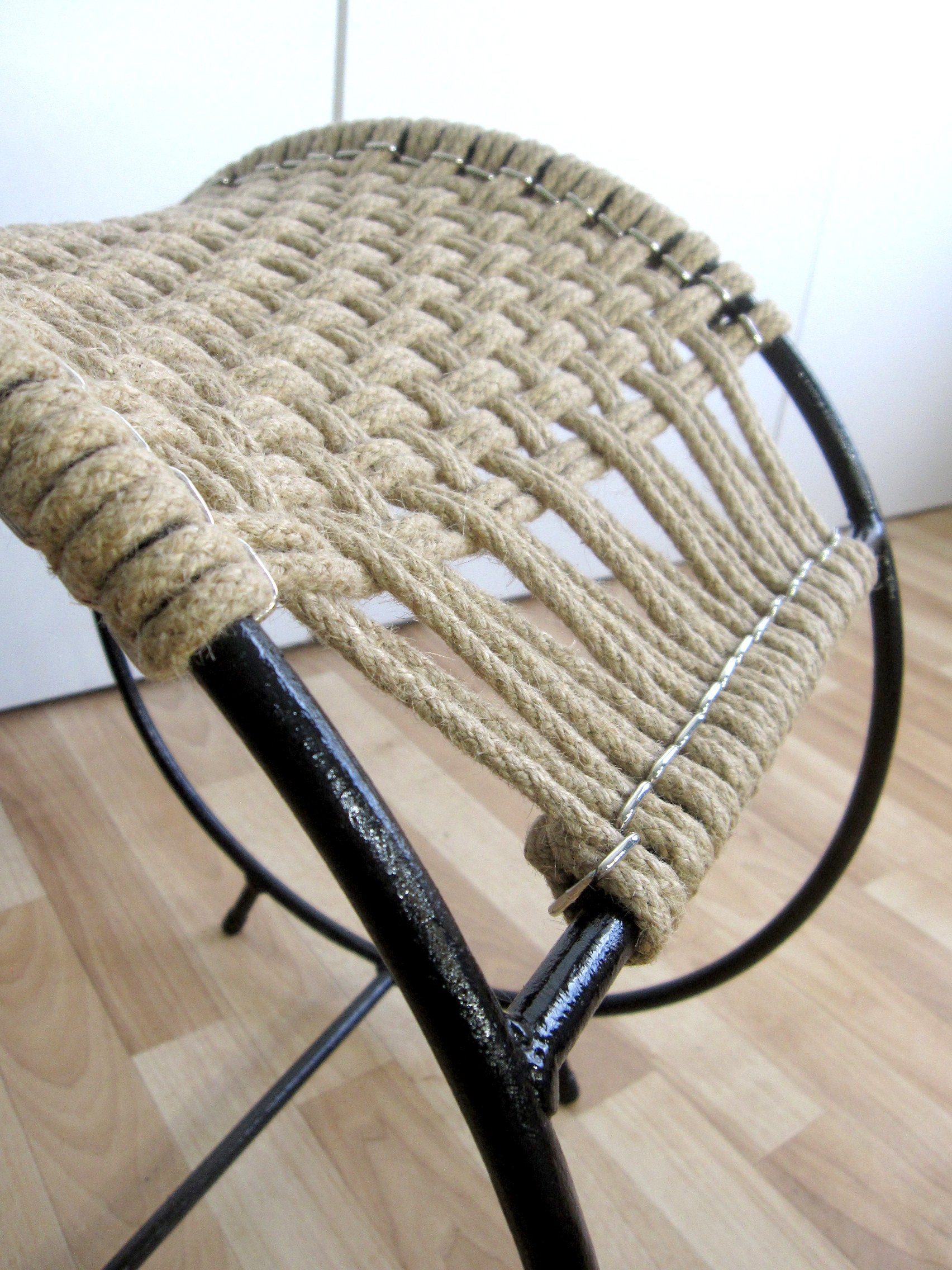 Metal Stool Double Circle Seat Metal Footstool Metal Seat - Etsy