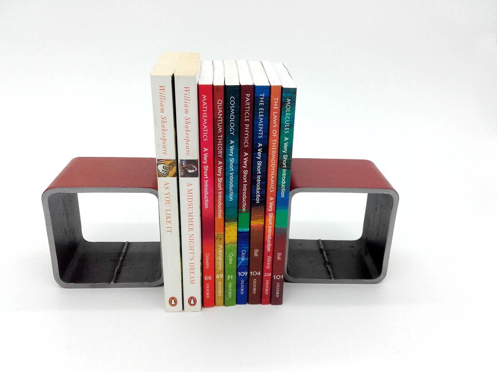 Metal Bookends Industrial Bookends Box Steel Bookends Box | Etsy