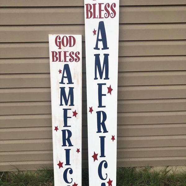 Americana Porch Signs - Etsy