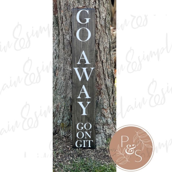 Go on Git Porch Sign Svg - Etsy New Zealand
